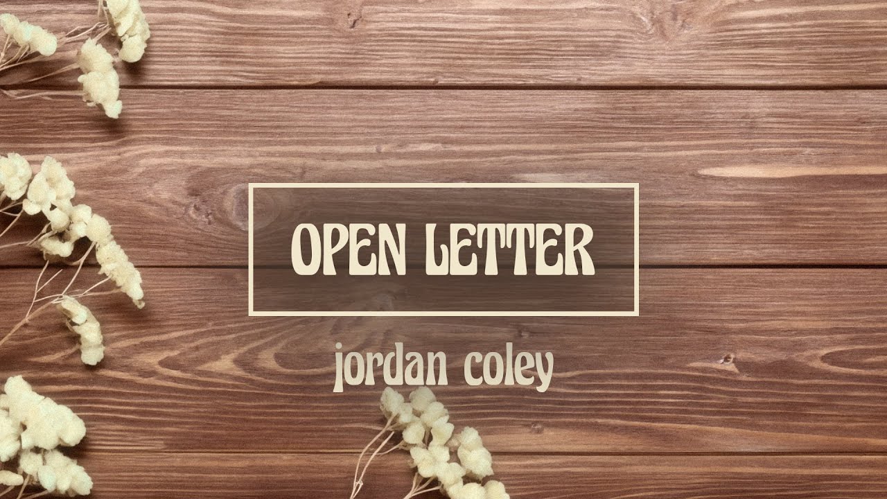 Open Letter Official Lyric Video - YouTube