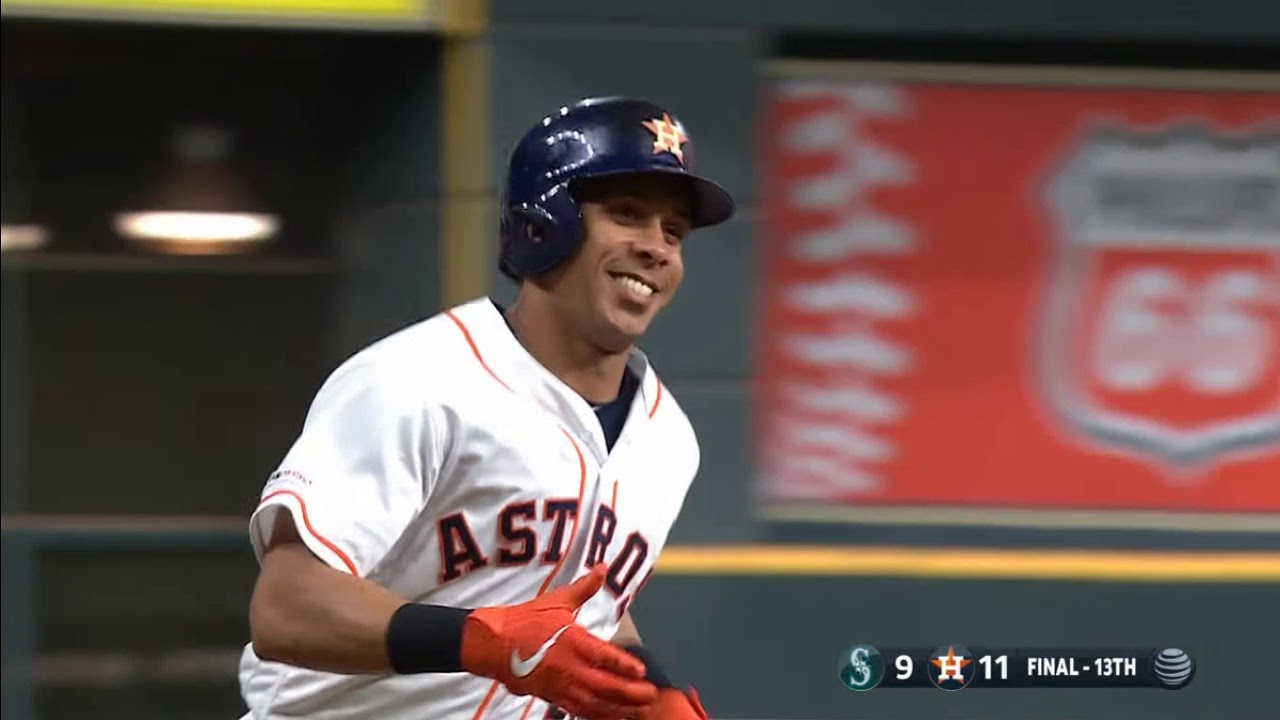 Brantley HITS WALKOFF HOMER/Astros vs Mariners/September 5 MLB Season ...