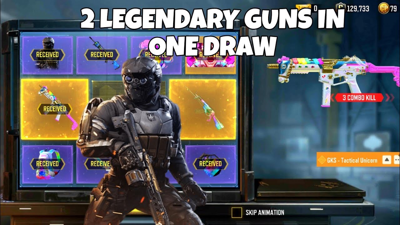 😍 Buying full SEEING DOUBLE Draw in CODM | GKS Tactical Unicorn & KN44 ...