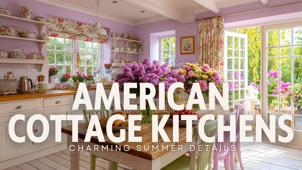 20 Vintage American Cottage Kitchens with Charming Summer Details to ...