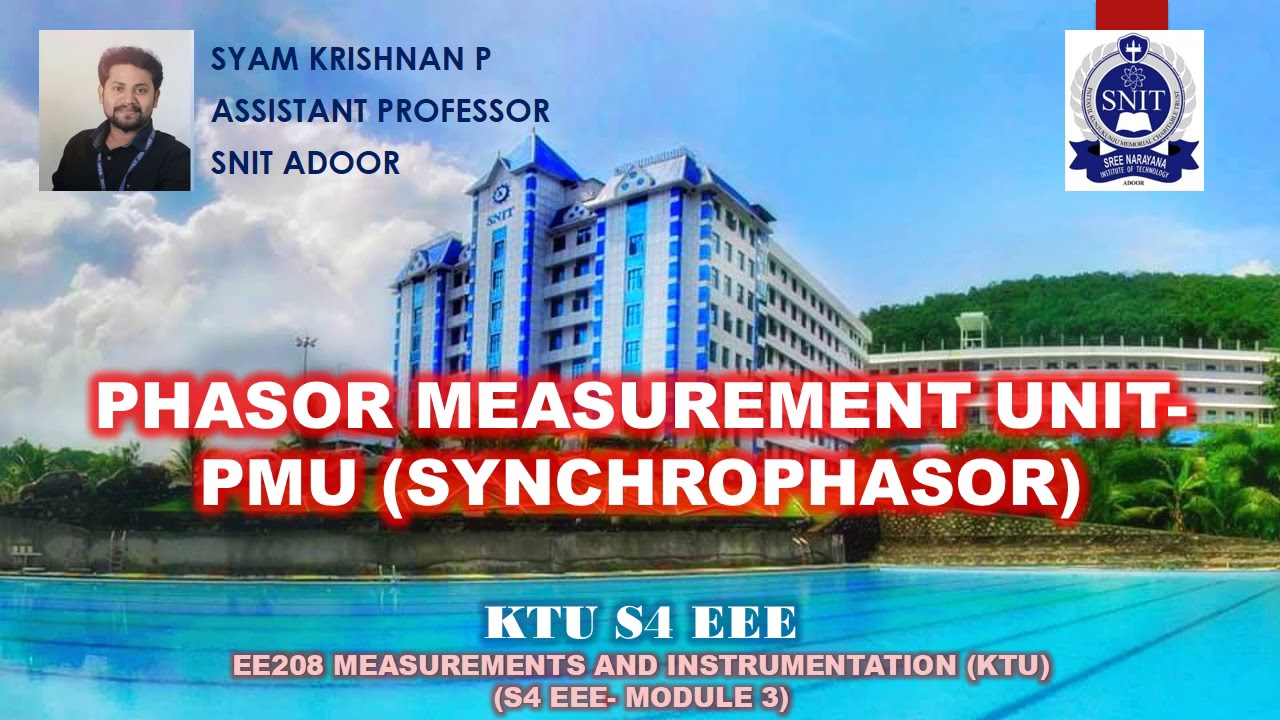Phasor Measurement Unit - PMU (Synchrophasor) - Measurements and ...