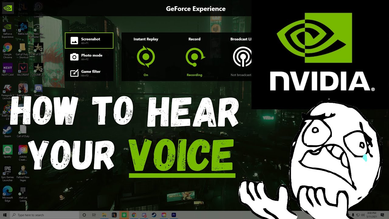 How to Successfully Hear and Record Your Own Voice on GeForce ...