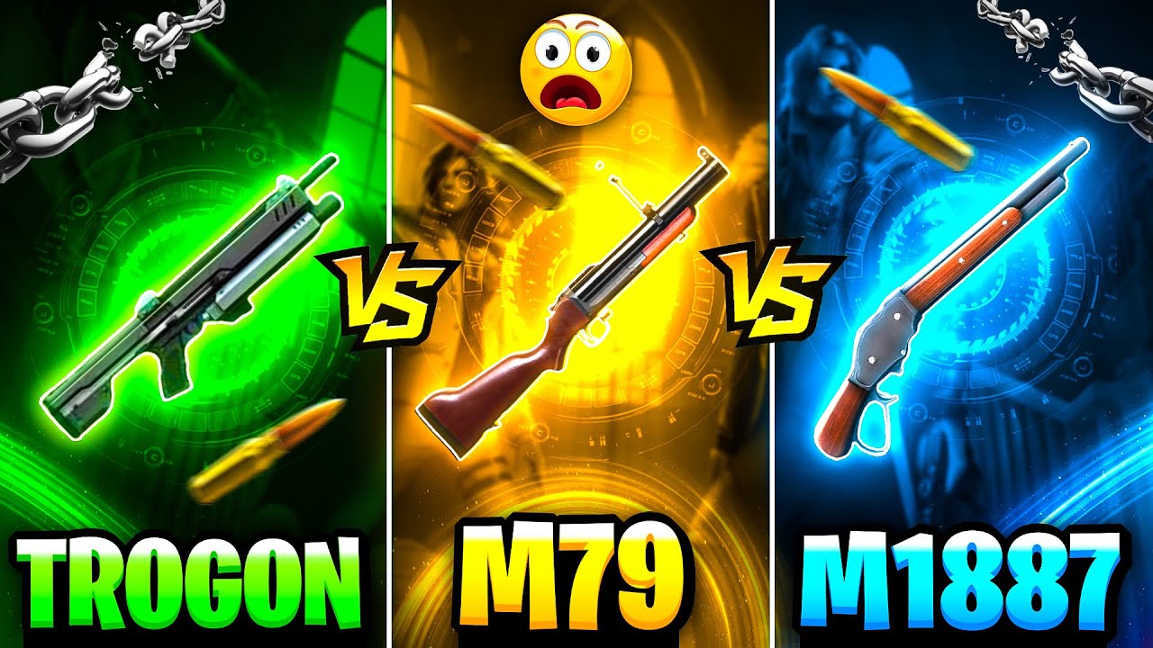 TROGON vs M1817 vs M79 😱 Which Is A Better Gun 😍 New Gun Comparison ...