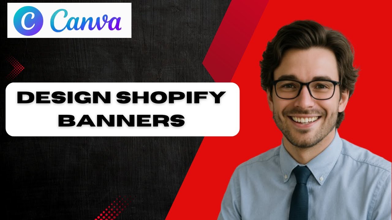 How to design shopify banner in canva (full guide) - YouTube