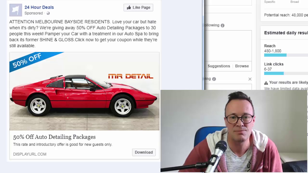 Facebook Advertising for Auto Detailers - Mr Detail - YouTube