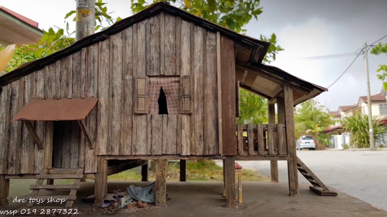 Traditional Malay House Replica Model - YouTube