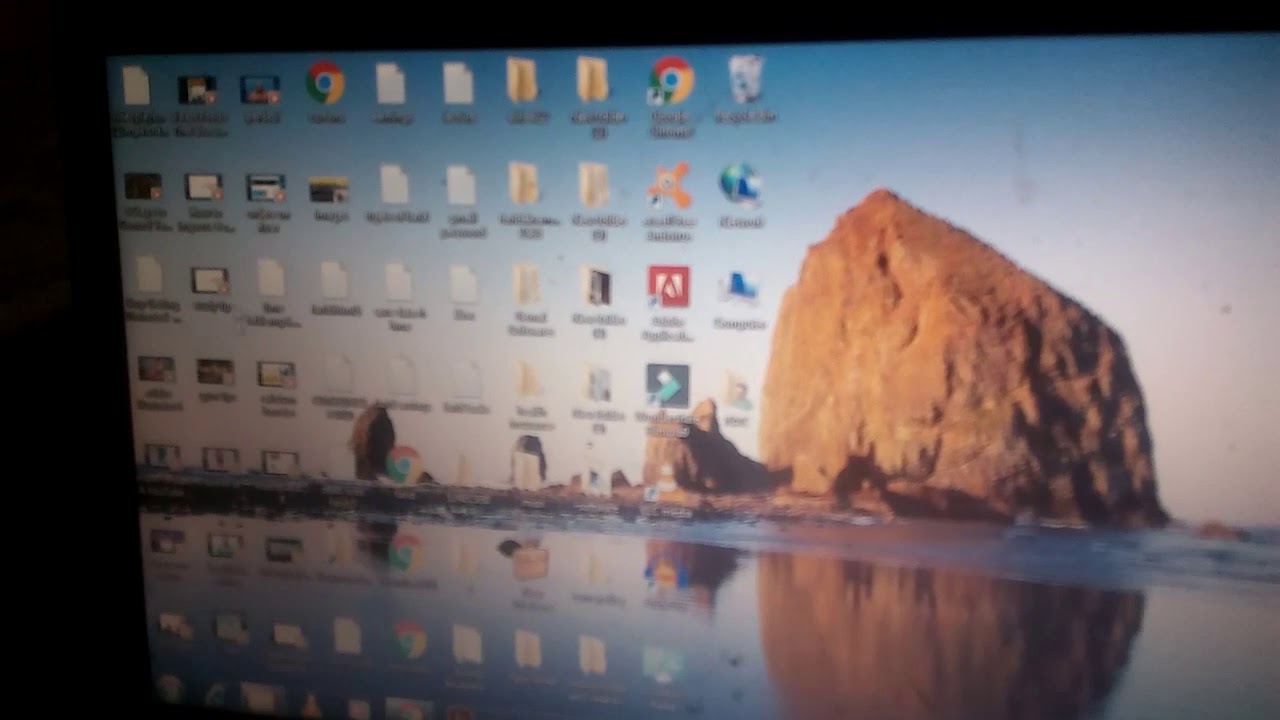 how to list desktop icons - YouTube