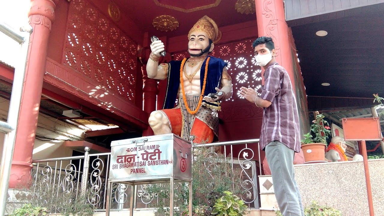 27 feet Sai Baba's Pratibha | Sai Baba Temple Panvel - YouTube