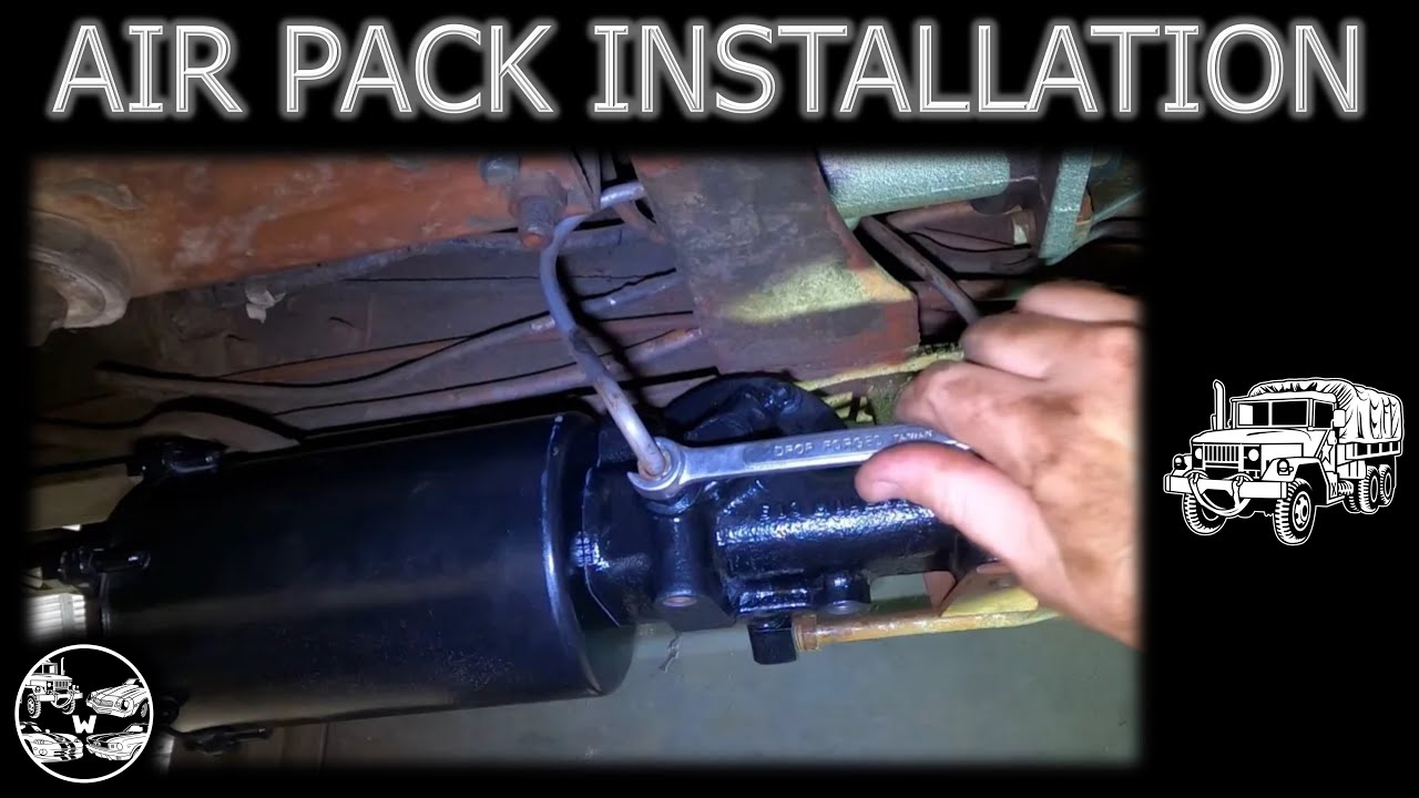 M35A2 Long Style Air Pack 4 of 4 - Installation - YouTube