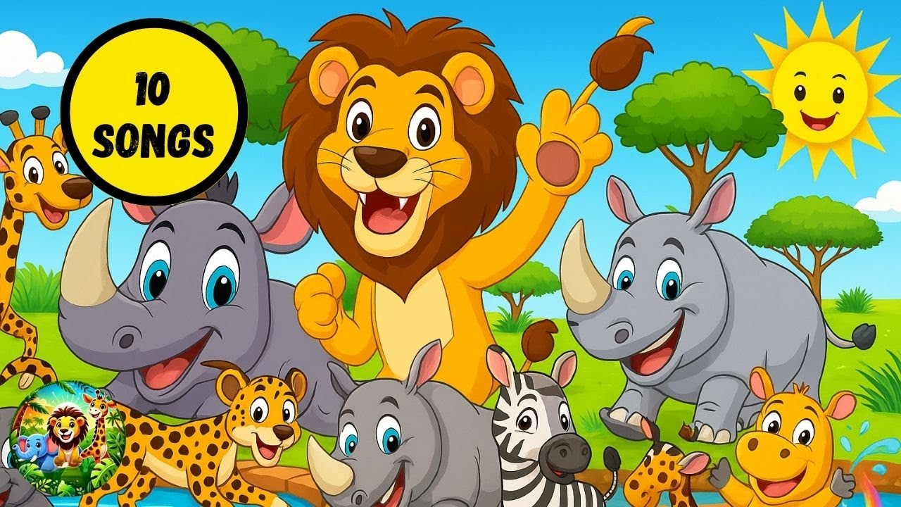 SAFARI ANIMALS SONGS COLLECTION - A Day with the safari animals ...