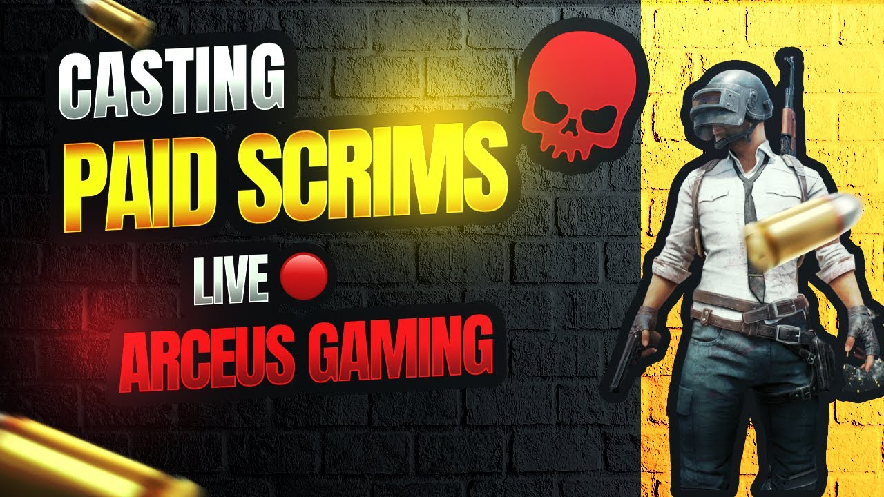 Night Matches Paid Scrims by GG DOT SCRIMS, Full competitive lobby 🔥💯 | Arceus Gaming - YouTube
