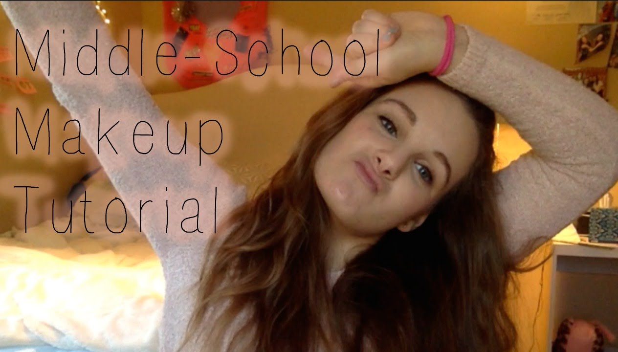 Middle-School Beginner Makeup Tutorial ♡ 6th 7th 8th Grade - YouTube