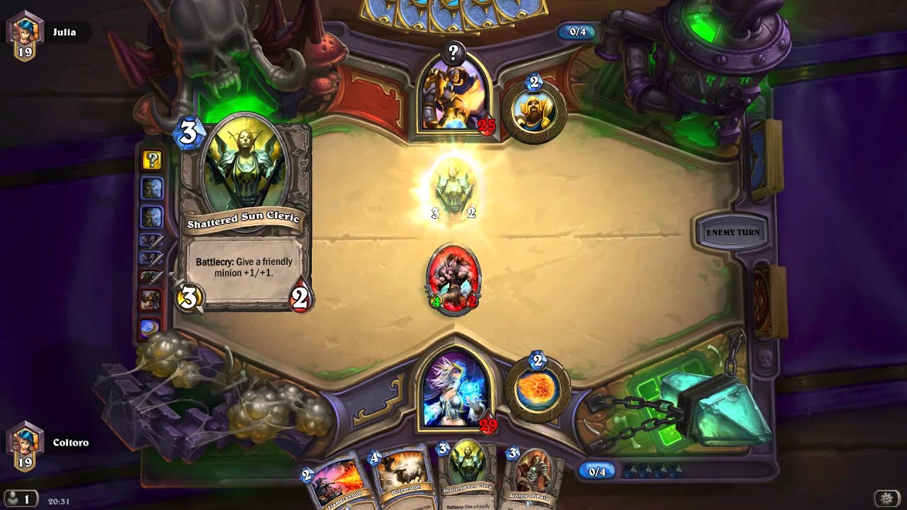 Hearthstone match - YouTube