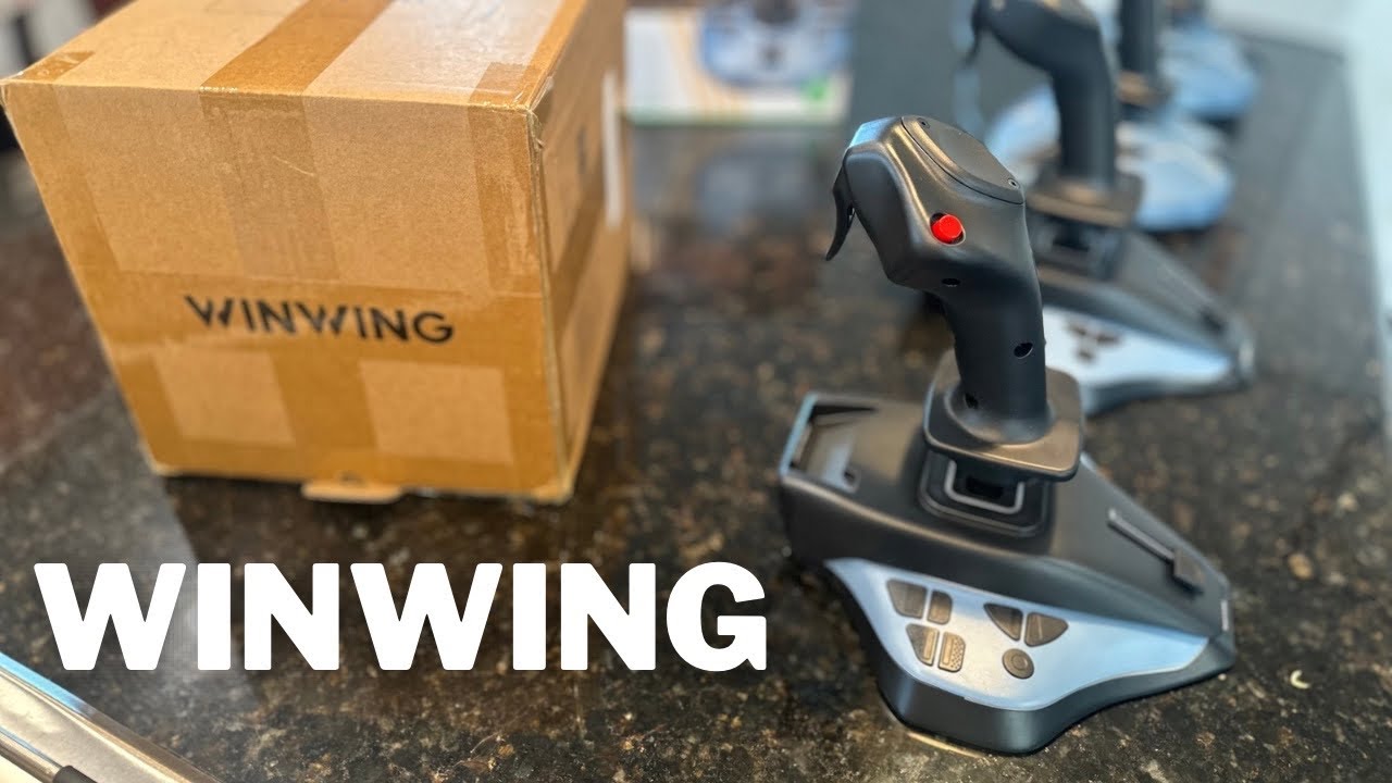 Winwing Airline Joystick review and comparison with Thrustmaster - YouTube