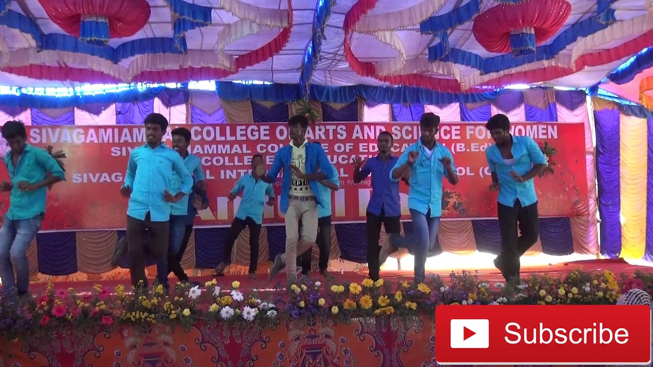 My college Annual day Dance - YouTube