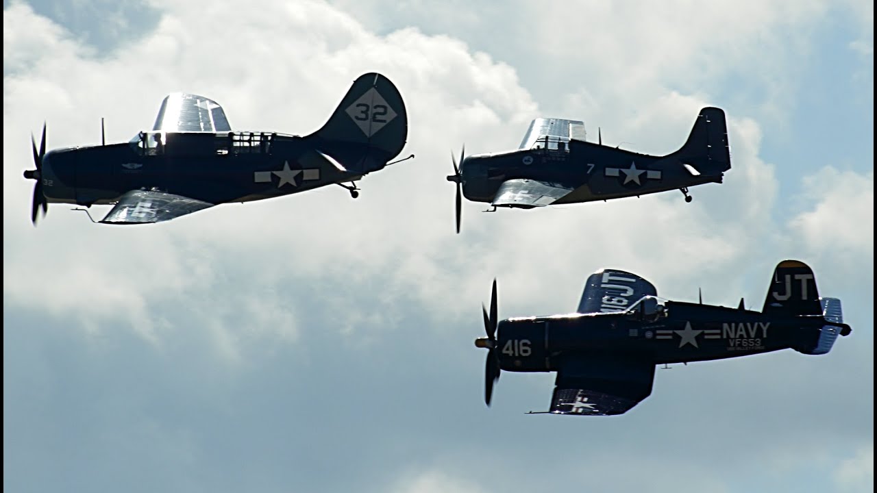 {TrueSound}™ SB2C Helldiver + F4U Corsair + F4F Wildcat at Stuart Air ...