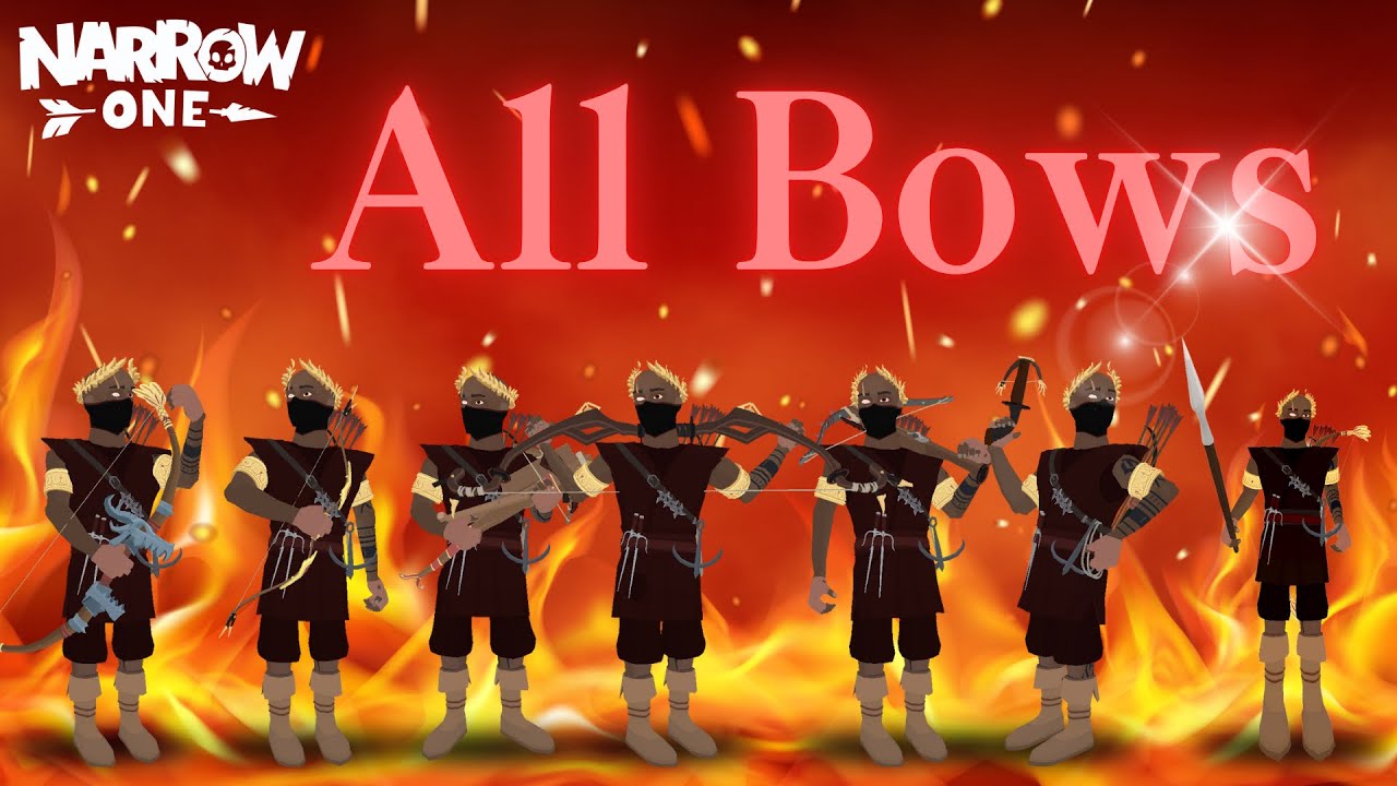 【Narrow.one】Use All Bows!!! And Melee!!! - YouTube