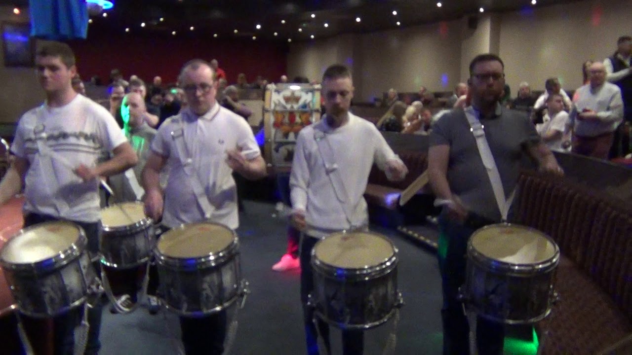 Lambeg Orange & Blue@Night of Local Marching Bands indoor 1-2-20 Clip8 ...