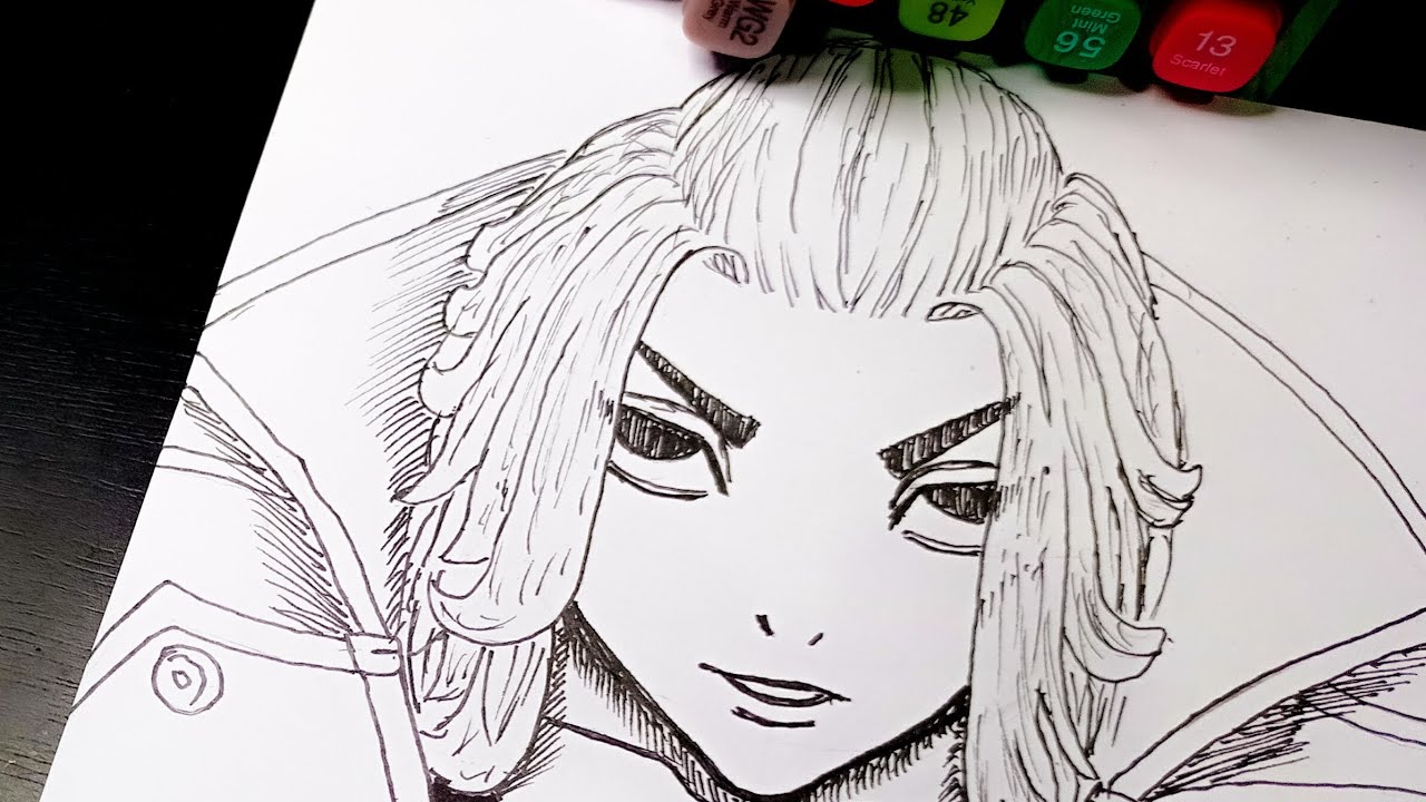 How To Draw Manjiro Sano [Mikey] - TOKYO REVENGERS - YouTube