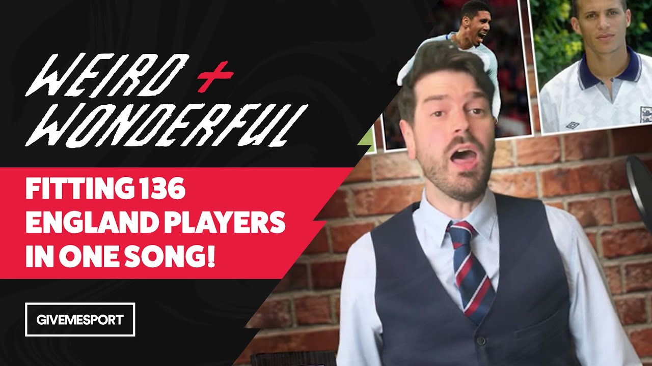136 England players in ONE song? Don't Stop Believin' Parody - YouTube