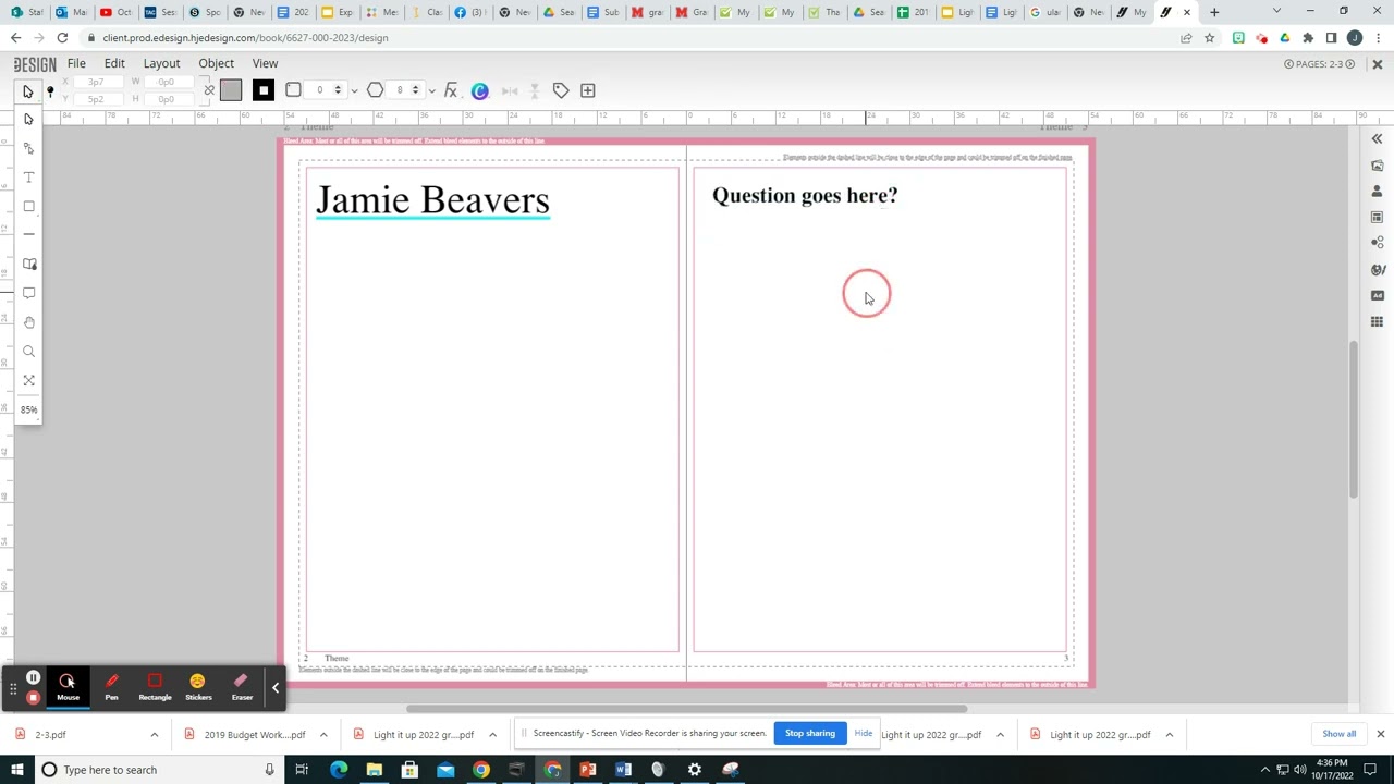 2023 yearbook eDesign lesson 1 - YouTube