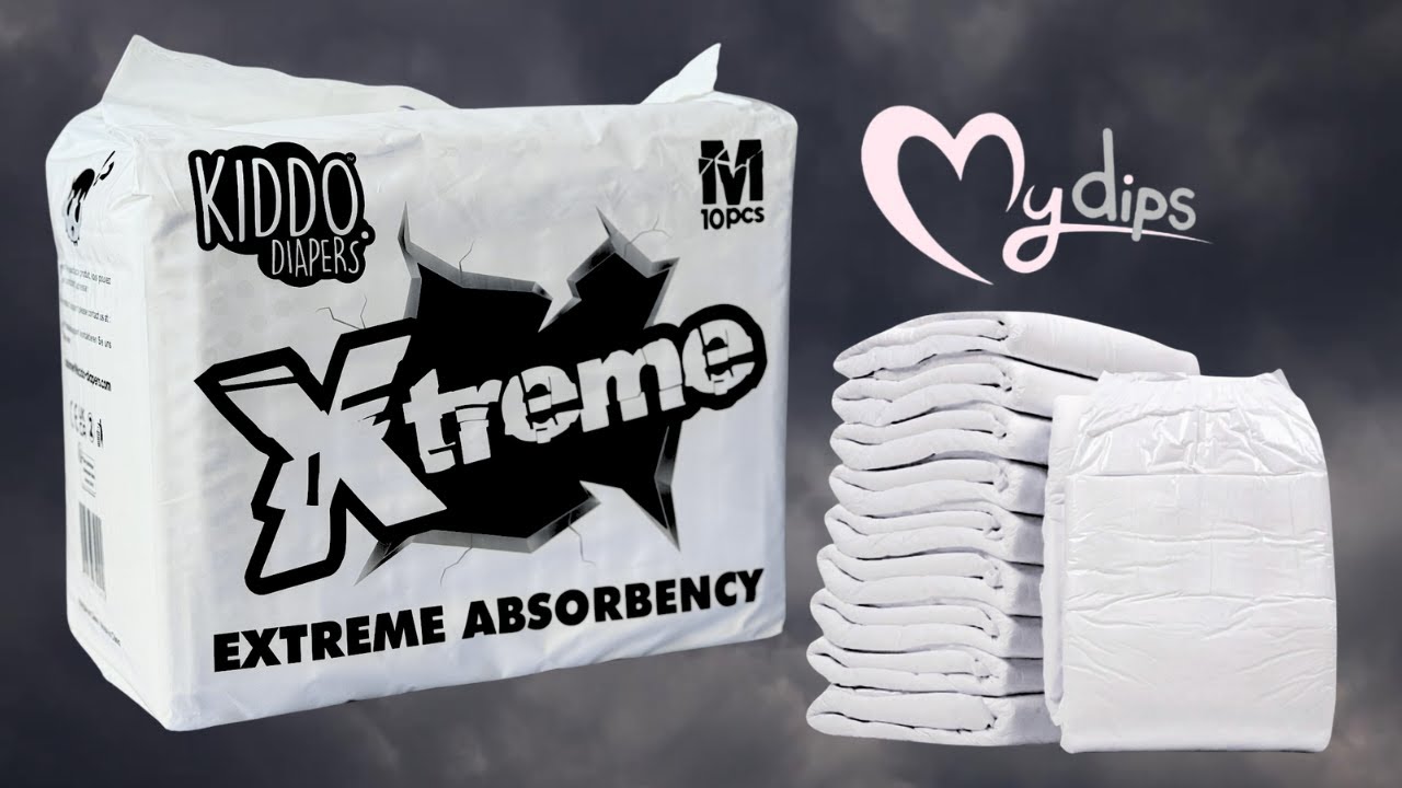 Crazy Absorbency! Kiddo Xtreme ABDL Diaper - YouTube