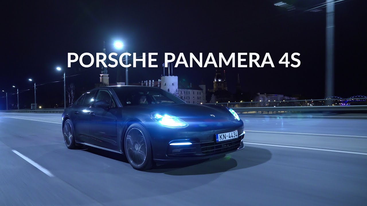 The new Porsche Panamera 4S Riga, Latvia - YouTube