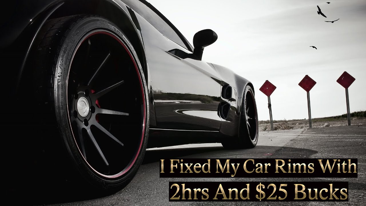 I Repaired My Rims in 2hrs And $25 Bucks - YouTube