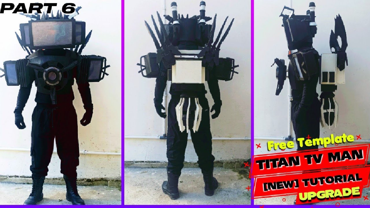 How to make Titan Tv Man Upgrade Tutorial || Part 6 - YouTube