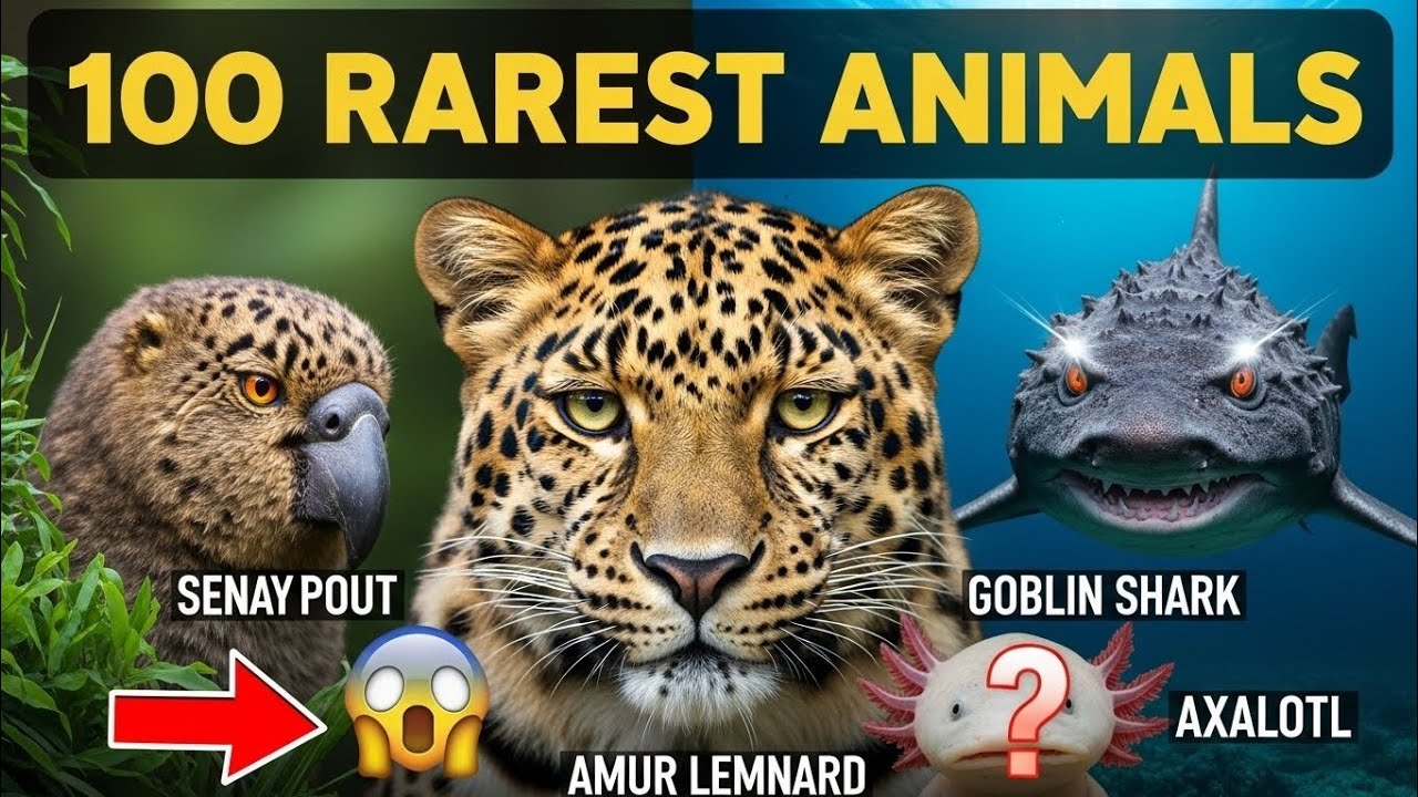 100 Wildest & Rarest Animals in the World | Amazing Wildlife ...