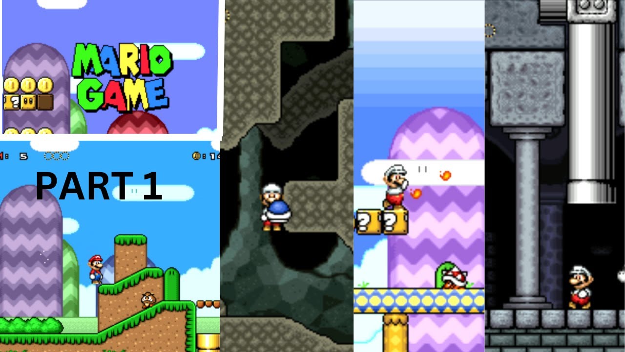 Mario Game!?!?!? Really Well-Made SMW Rom Hack Playthrough PART 1 WORLD ...