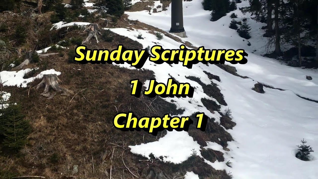 Sunday Scriptures - 1 John Chapter 1 - YouTube