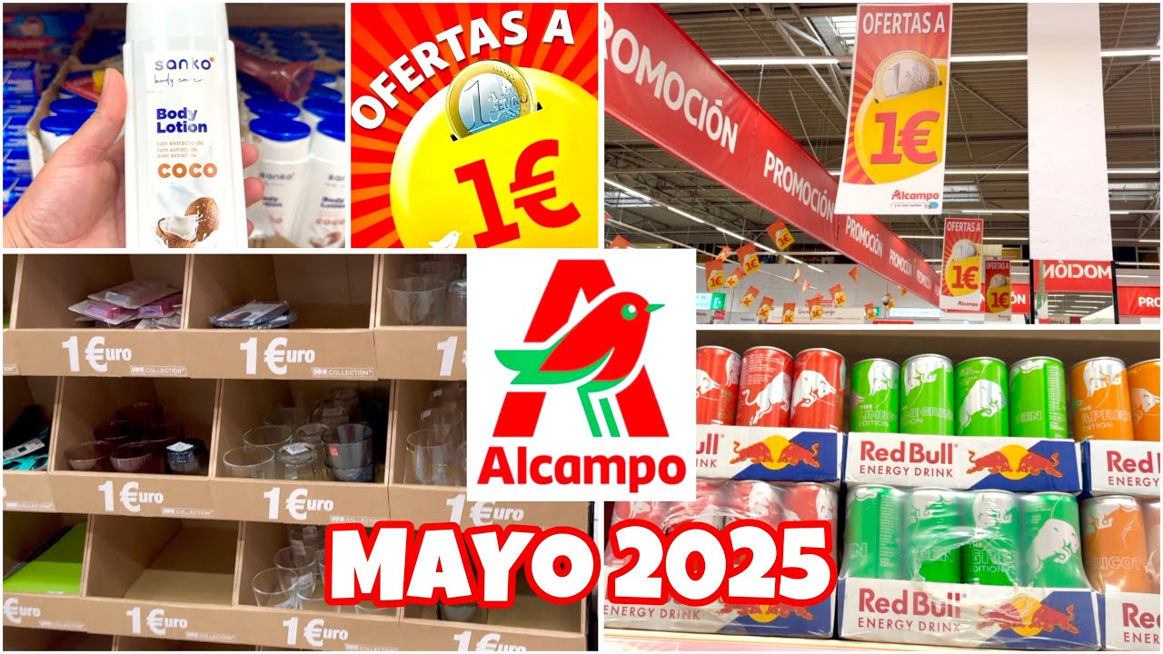 🔥 Alcampo TODO 1€ ️Más Ofertas | en todos los productos limpieza y ...