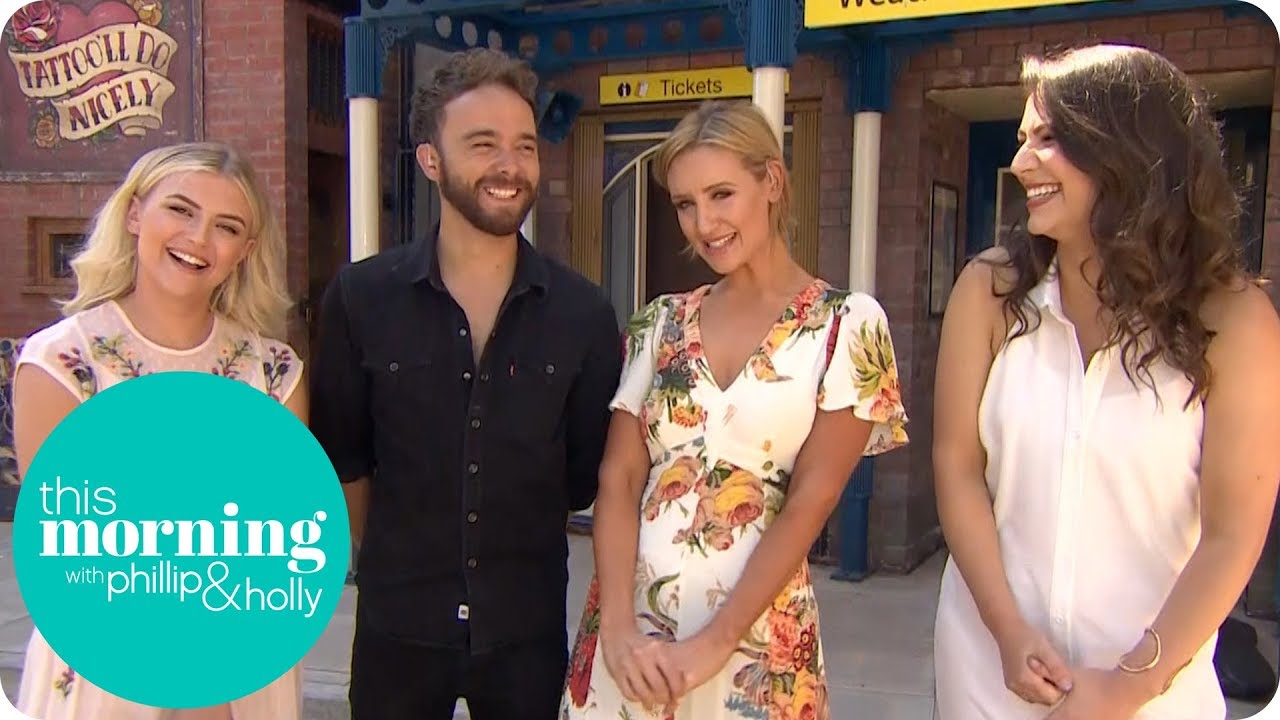 The Corrie Cast Are Loving Their Intense Storylines | This Morning ...