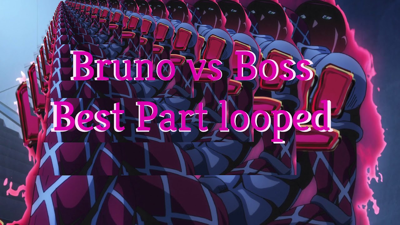 Jojo Part 5 Boss Reveal-[Fierce Fight] best part looped - YouTube