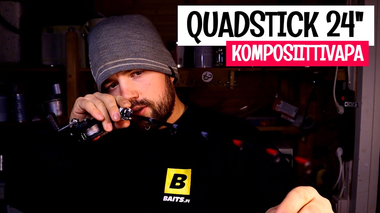 QUADSTICK KOMPOSIITTIVAPA 24 TUUMAA - YouTube