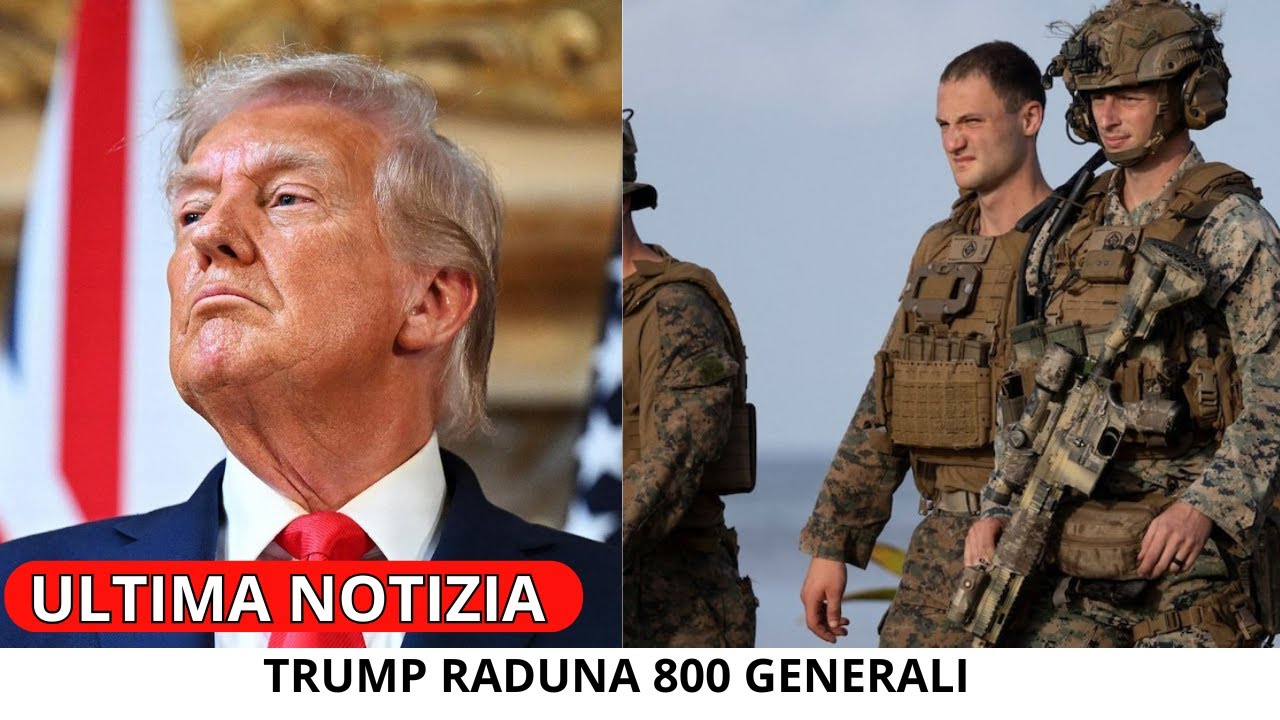 TRUMP RADUNA 800 GENERALI: GUERRA INTERNA E CONTROLLO DELL’ESERCITO ...