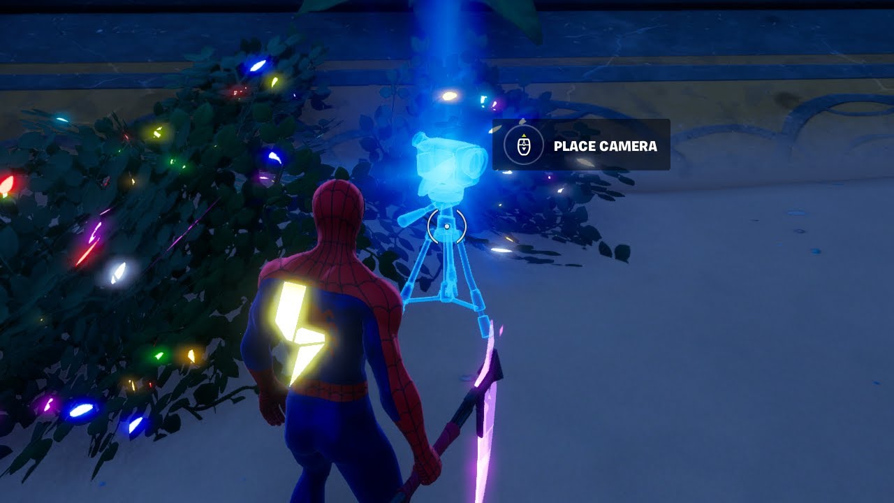 Place Surveillance Cameras in a single match - Fortnite Challenge Guide ...