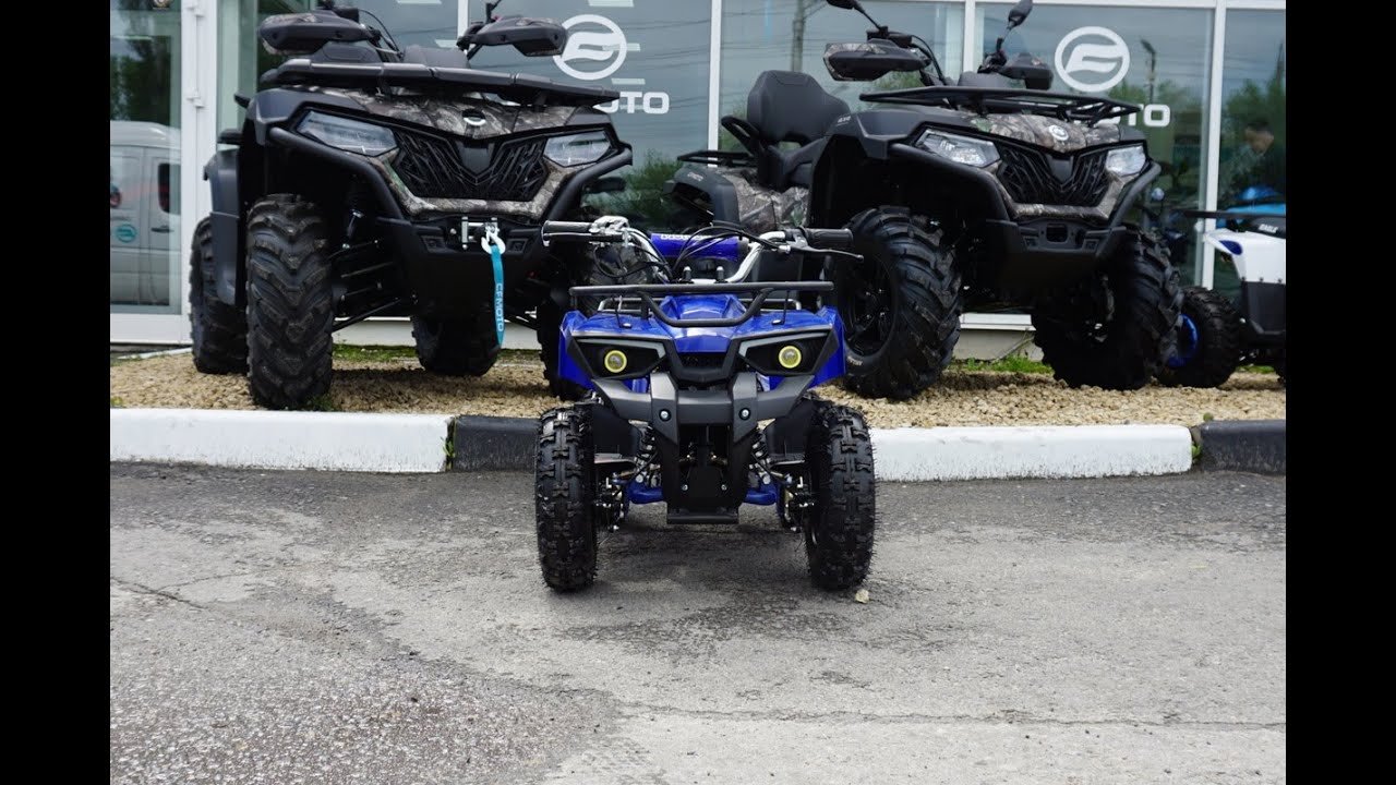 Motoland ATV E008 800Вт - YouTube