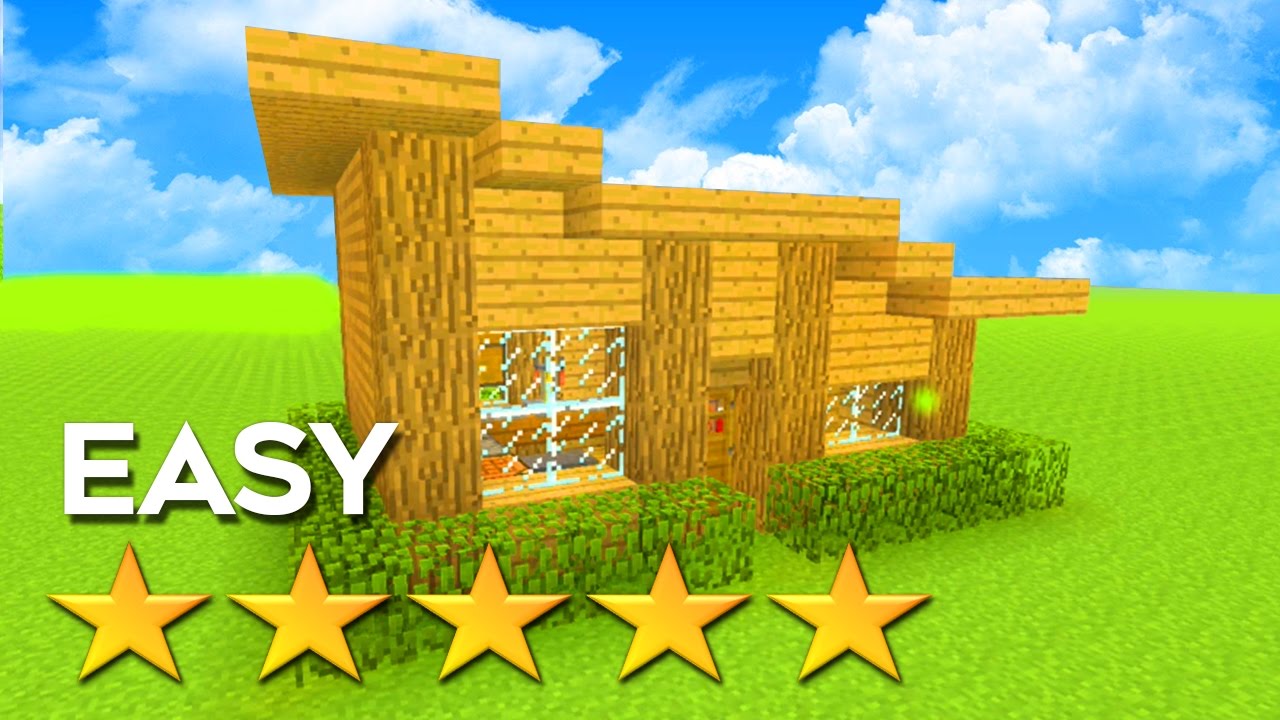 Easy Minecraft Starter Survival Shack Tutorial (Xbox/Playstation/PC/PE ...