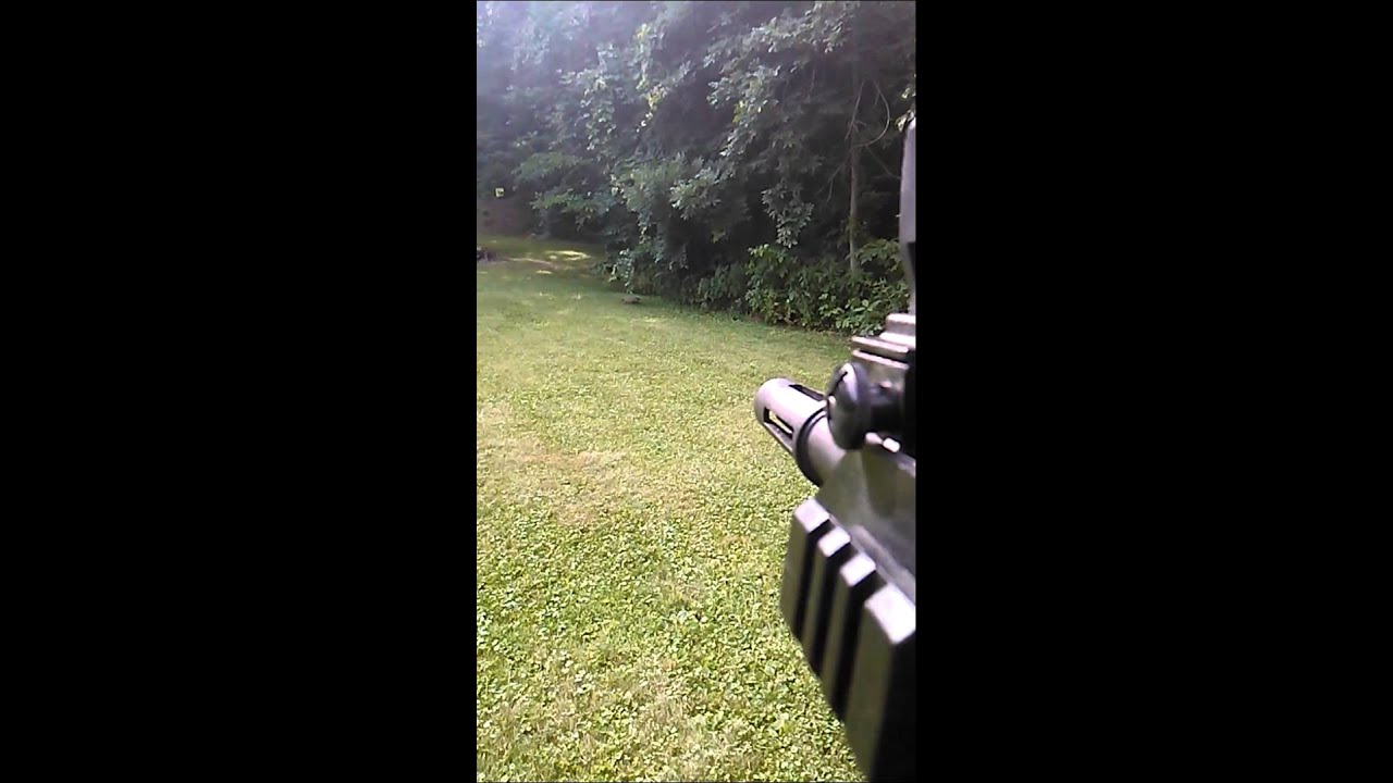 Mega shoots BB gun at Groundhog - YouTube
