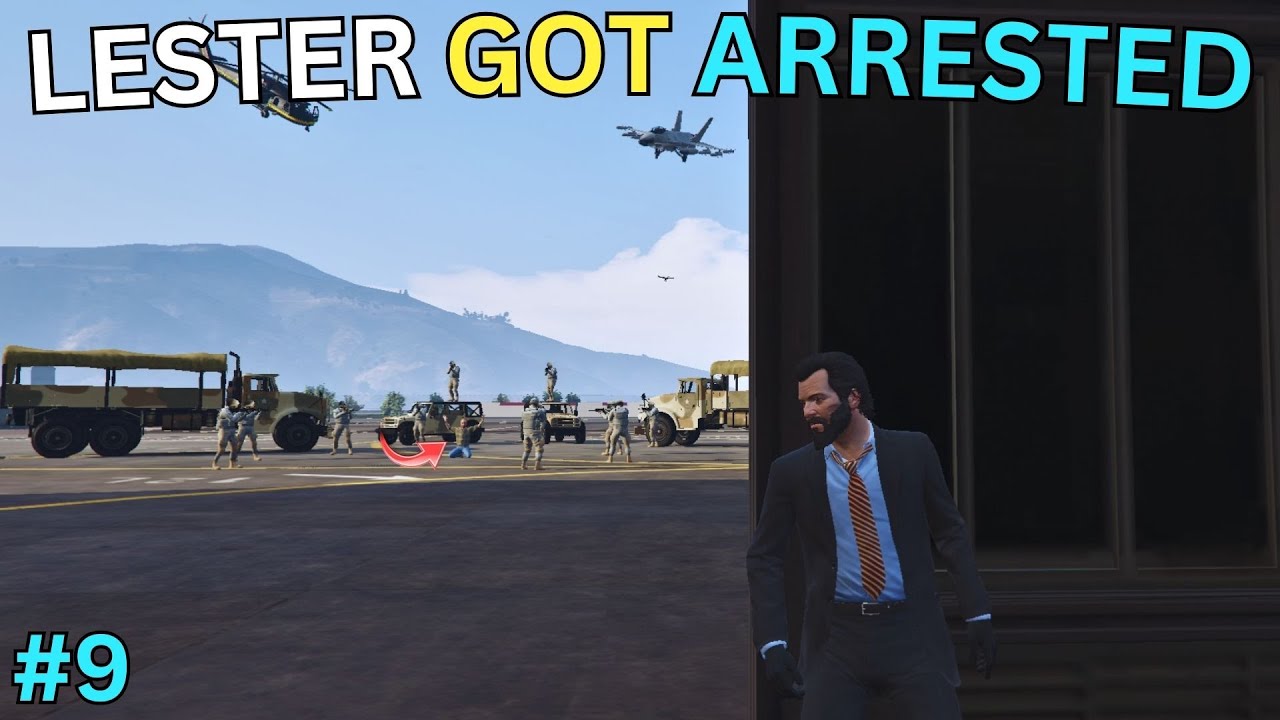 LESTER GOT ARRESTED || GTA 5 Gameplay || #9 - YouTube