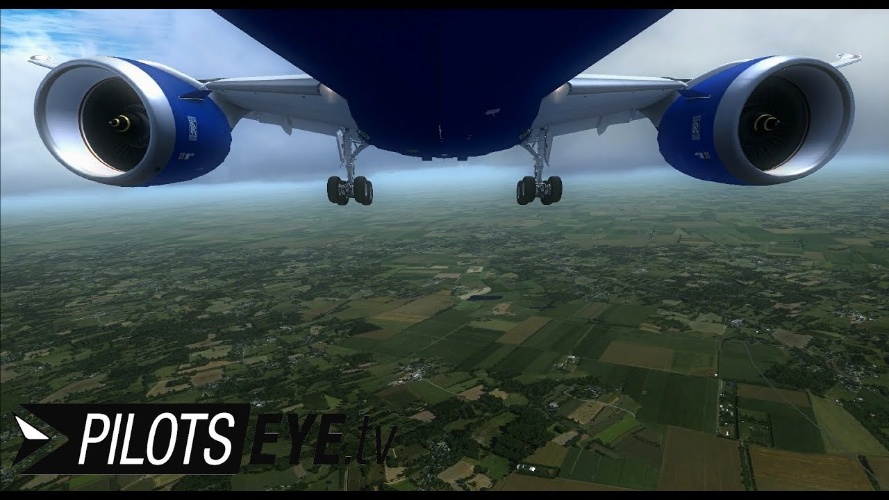 【FSXᴴᴰ】 | PilotsEYE.tv | New Boeing 787 Landing at Vienna | Gear View ...