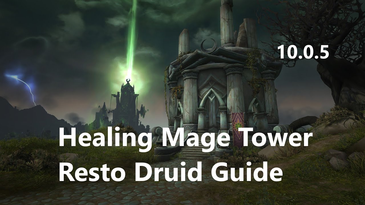 RESTO DRUID MAGE TOWER || LVL 64 || DRAGONFLIGHT 10.0.5 - YouTube
