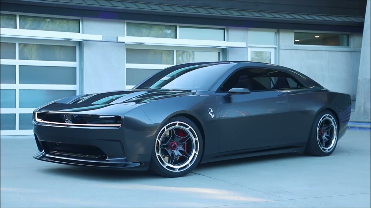 Dodge Charger Daytona SRT Eletrico Com Som Artificial De Um Motor V8 Dodge Charger Daytona SRT Eletrico Com Som Artificial De Um Motor V8