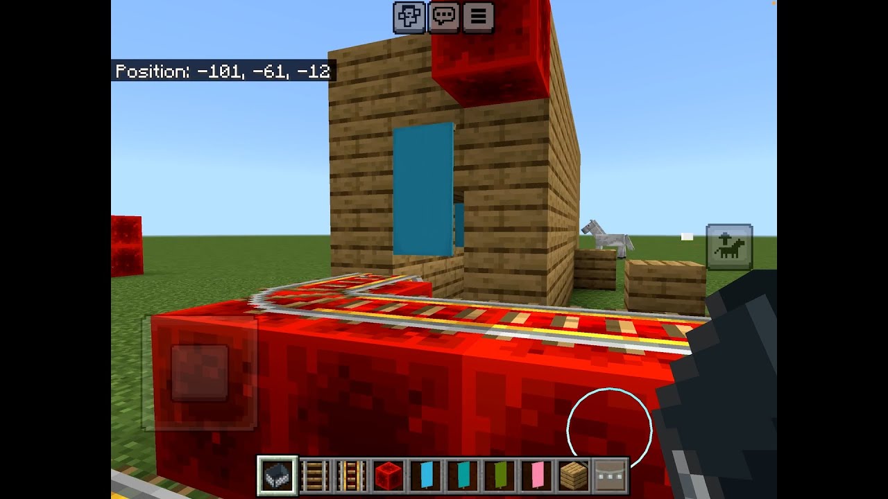 Hidden section redstone rollercoaster - Minecraft Pocket Edition ...