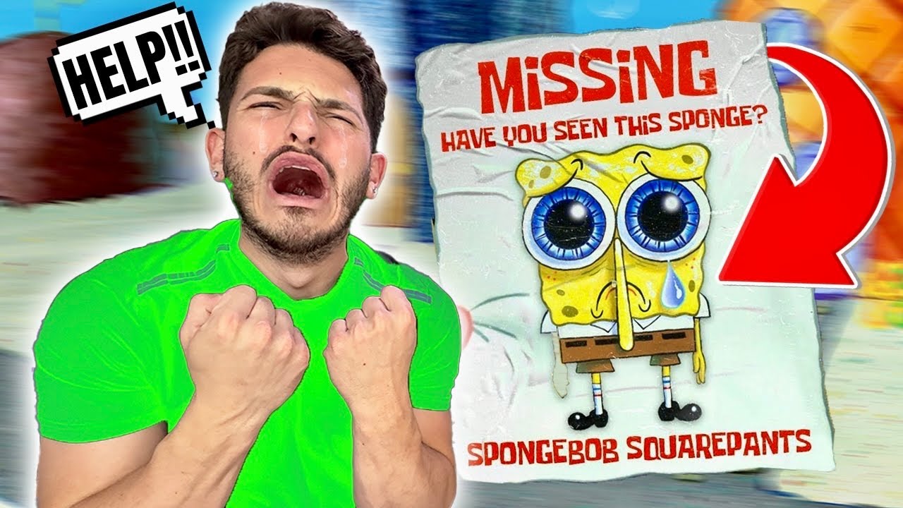 SPONGEBOB IS MISSING! Help Me Find Him! - YouTube
