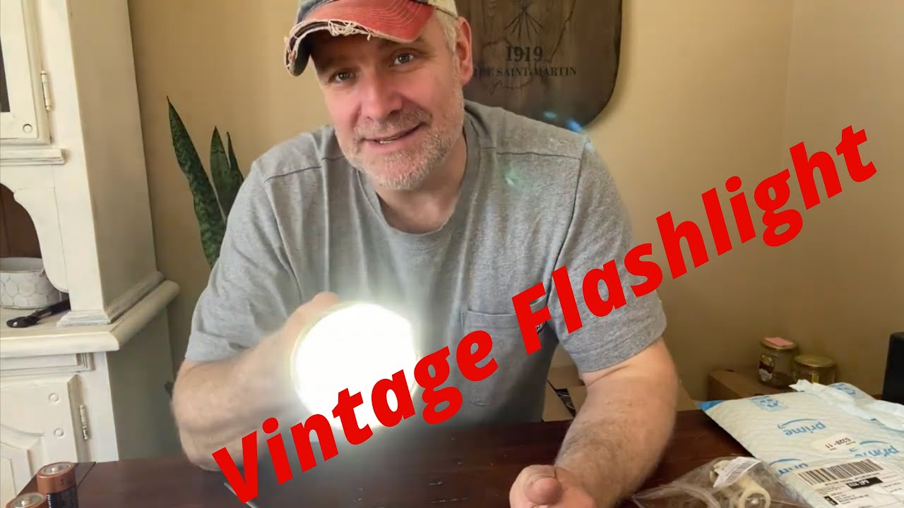 Vintage Flashlight LED Upgrade - YouTube