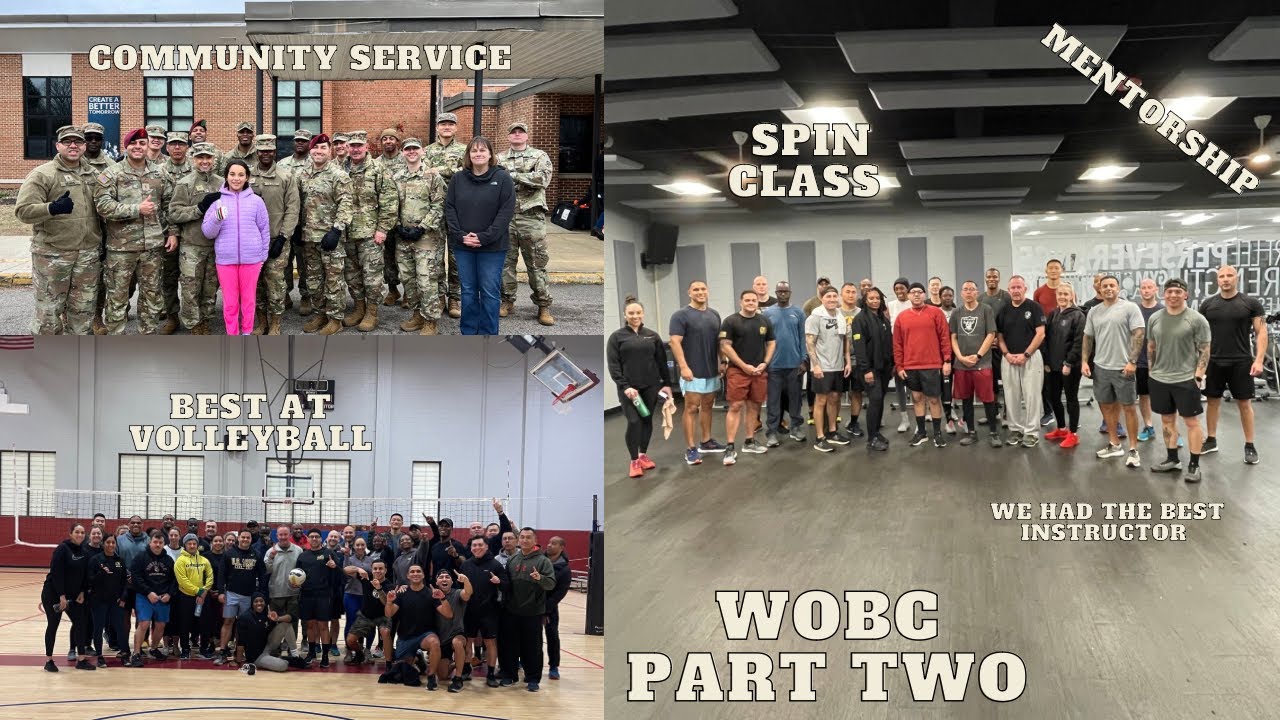 WOBC Part 2 (PT, Community Service, Mentorship & More) #army #armylife ...