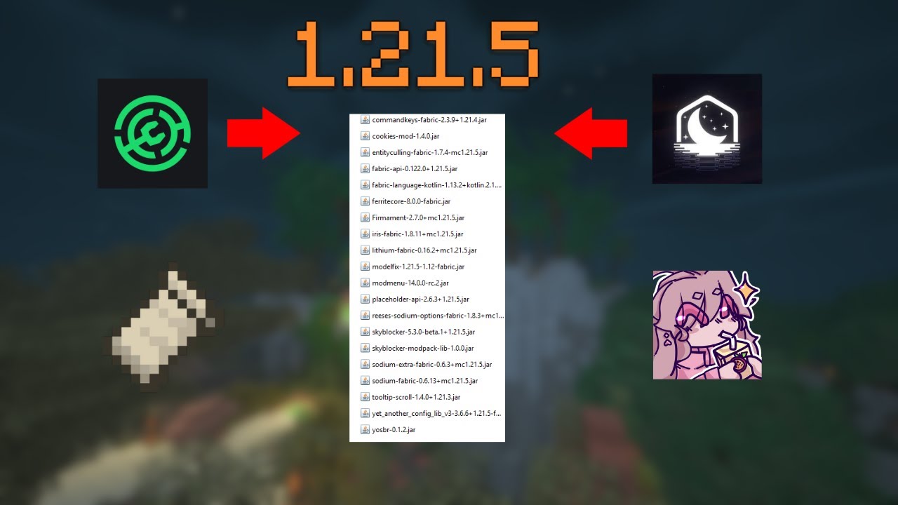 ALL The Mods You'll Want for Hypixel Skyblocks 1.21 Foraging Update (Install Guide) - YouTube